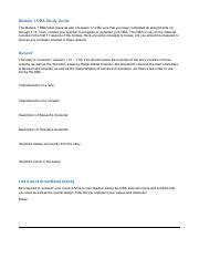 Module1DBAStudyGuide Pdf Module 1 DBA Study Guide The Module 1 DBA Takes Place As Part Of
