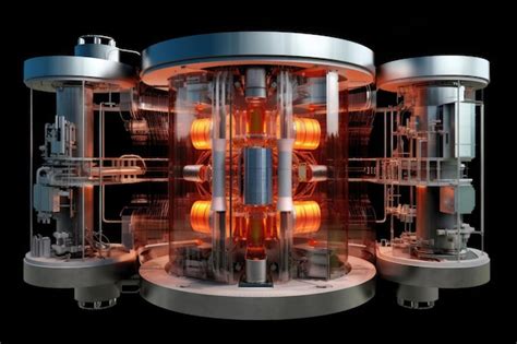 Premium Ai Image Theme Of Nuclear Fusion Large Experimental Setup In A Laboratory With Plasma