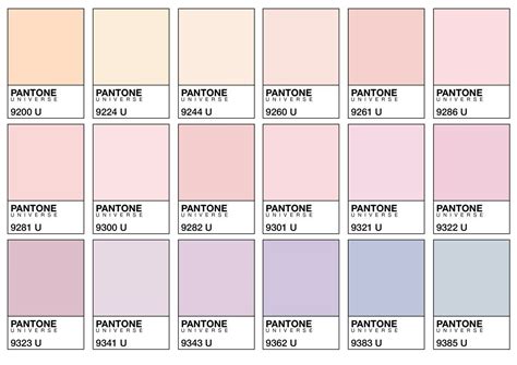 Pantone Pastels Color Palette Pantone Colors Pastel Pastel Color