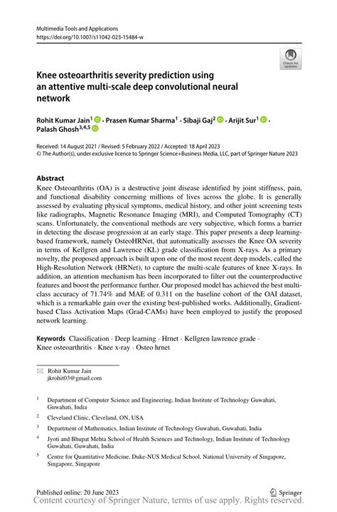 Knee Osteoarthritis Severity Prediction Using An Attentive Multi Scale