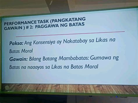 PERFORMANCE TASK PANGKATANG GAWAIN 2 StudyX