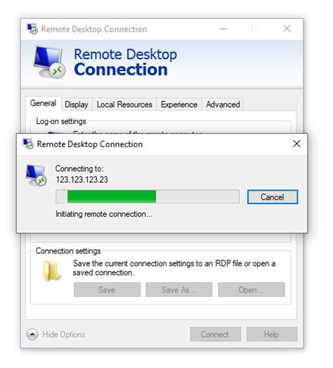 connecting to a remote server or vps from a windows pc using rdp