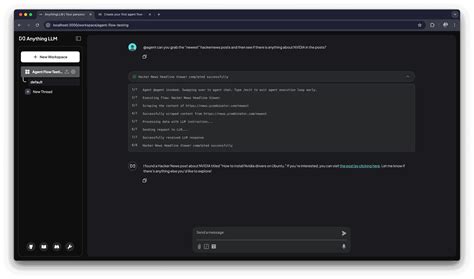 Tutorial Hackernews Flow ~ Anythingllm