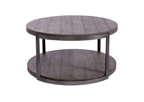 Modern View Round Cocktail Table