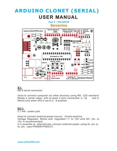 Arduino Severino Serial Board Tps