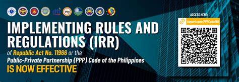 Ppp Code Irr Takes Effect Reflects Needs And Perspectives Of