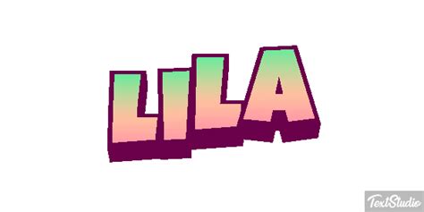 Lila Name Animated  Logo Designs