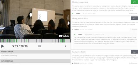 Example Of A Student Teacher Reflection Using Videoant Download