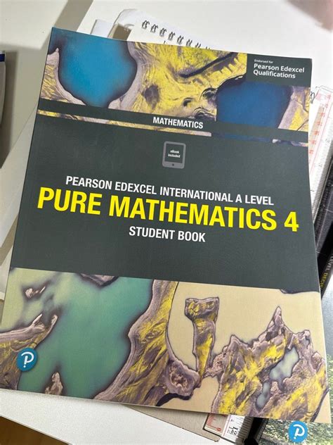 Edexcel Ial Pure Mathematics 4 興趣及遊戲 書本 And 文具 教科書 Carousell