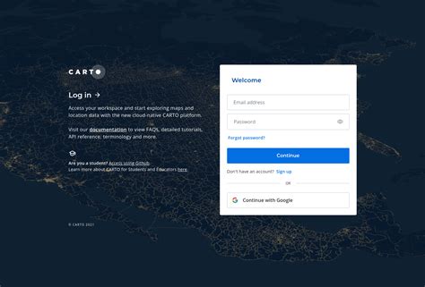 Authentication — Pydeck Carto 020 Documentation
