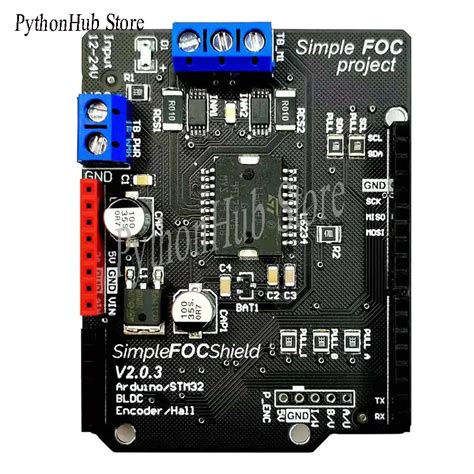 Simplefoc Shield V203 V133 Robot Kutya Bldc Servo Drive Fejlesztési Testület Fixohu