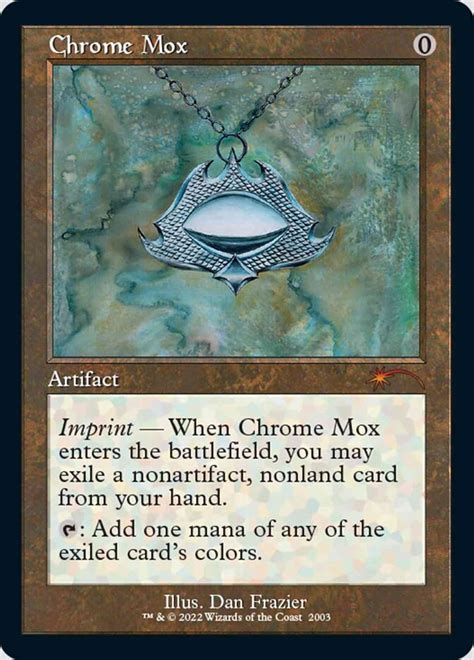 Chrome Mox Price From Mtg Secret Lair 30th Anniversary Countdown Kit