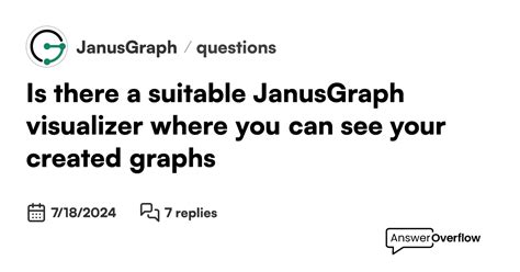 Is There A Suitable Janusgraph Visualizer Where You Can See Your Created Graphs Janusgraph