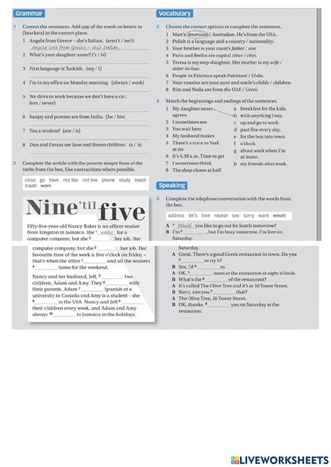 Monday 0606 Part 2 Worksheet Live Worksheets