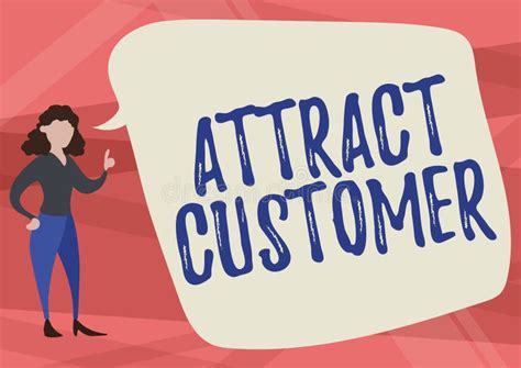 Inspiration Showing Sign Attract Customer Word Written On To Bring