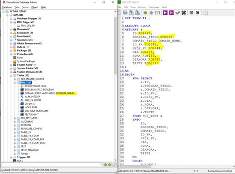 wrong create selectable sp output · issue 78 · mariuz flamerobin