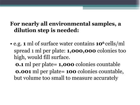 Bacterial Count Ppt Lllllllllllllllllllll Ppt