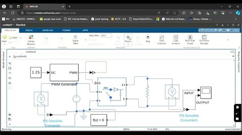 buliding boost converter using matlab simulink youtube