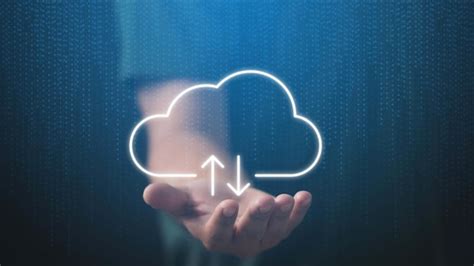 Premium Photo Cloud Computing Concept Businessman Holding Icon Cloud Computing