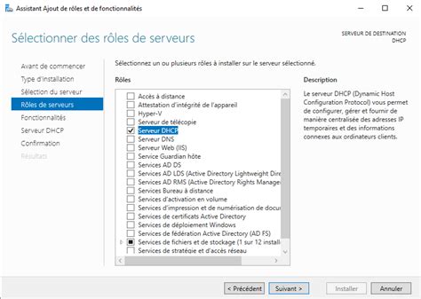 DHCP Sous Windows Server 2019 GO Open Source