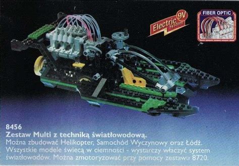 LEGO Technic Zestaw Multi z techniką światłowodową 8456 Porównywarka cen klocków