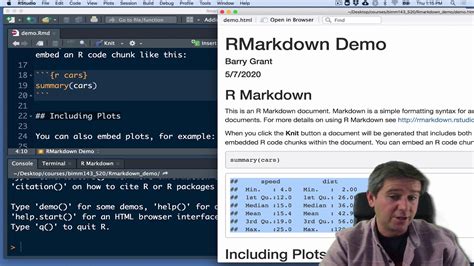 53 Rmarkdown Basics Youtube