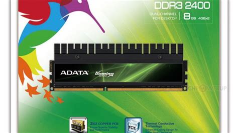 Adata Intros Xpg Gaming V20 Series Ddr3 2400g Memory Softpedia
