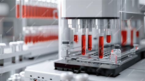 Automated Liquid Handling System In A Laboratory Setting Premium Ai Generated Image