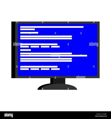Danger Message Computer Screen Cut Out Stock Images And Pictures Alamy