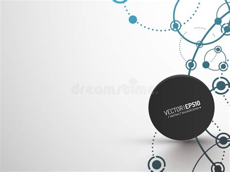 Connected Lines And Dots Network Sign Vector Illustration Stock Vector Illustration Of