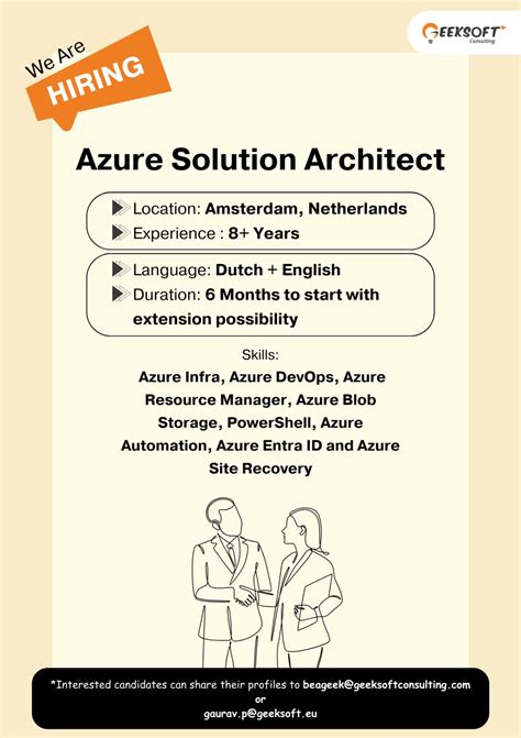 Gaurav Paul On Linkedin 🌟 Join Our Team As An Azure Solution Architect