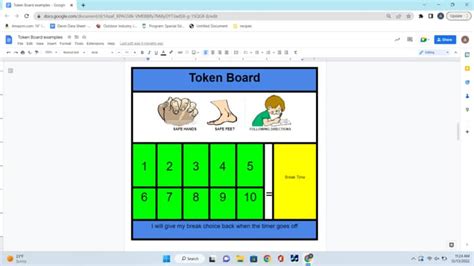 Example Token Protocol By Behavioral Support For Teachers Tpt