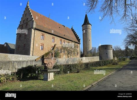 Dicker Turm Nikolausturm Historic Houses Historic Town Ochsenfurt Lower Franconia Bavaria