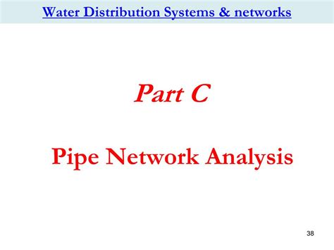 Ppt Chapter 3 Water Distribution Systems And Networks Powerpoint