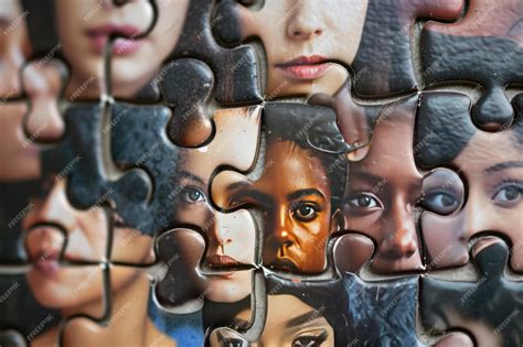 Premium Photo A Puzzle Piece With A Womans Face Jigsaw Puzzle Pieces