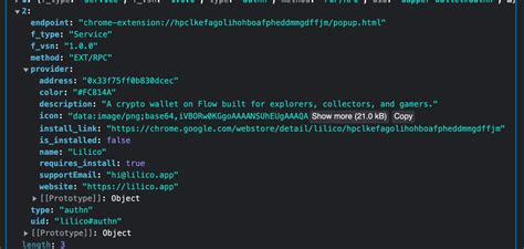 wallet connect using lilico redirects to chrome extension portal