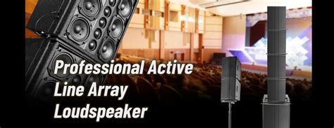 Professional Active Line Array Loudspeaker System 2024 Guangzhou DSPPA Audio Co Ltd
