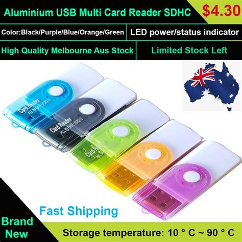 Aluminium USB Multi Card Reader