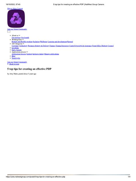 Tips For Creating Pdp Pdf