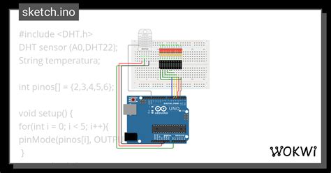 Barra De Led Wokwi Esp32 Stm32 Arduino Simulator