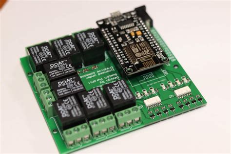 Nodemcu Based 8 Relay Board For Internet Of Things Iot Applications
