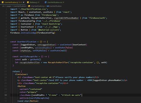 Reactjs Firebase Recaptchaverifier Showing Argument Error Stack