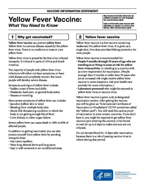 Yellow Fever Immunization Resources For Healthcare Providers