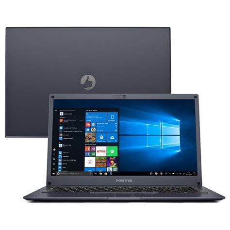 Notebook Positivo Motion Q B Quad Core GB GB Tela Cinza Azulado Lojas Edmil