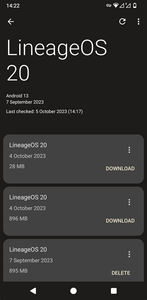 Latest OnePlus Build Round Shows MB Image Download Issue Lineageos Microg Docker