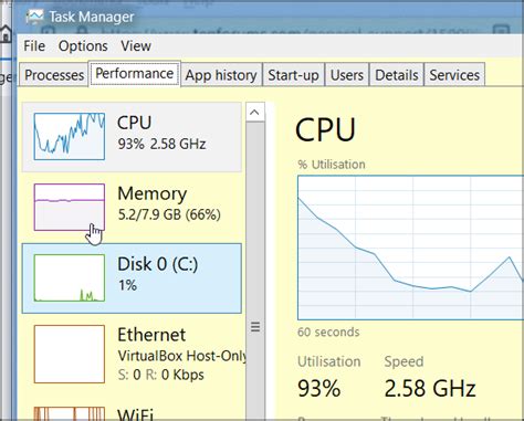 Task Manager Doesnt Display Cpu Speed Solved Windows 10 Forums