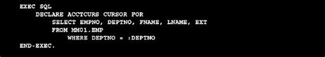 Db2 Exemplos Simples Declare Open Fetch Close Br