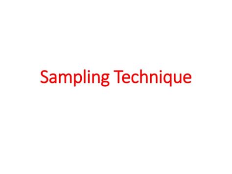 Sampling Pptx Geography Science