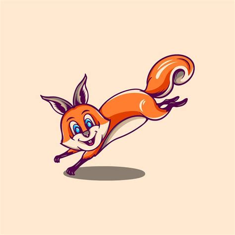 Squirrel Jump Cartoon Character Vector Art At Vecteezy