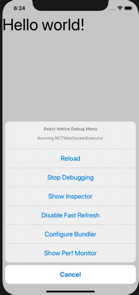 Debug JS Remotely Is Not Showing On IOS Simulator Issue 28463
